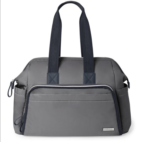 Skip Hop | Bags | Skip Hop Mainframe Wide Open Diaper Satchel Slate ...
